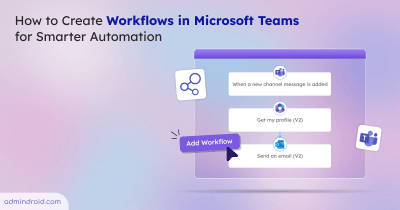 How to Create Workflows in Microsoft Teams