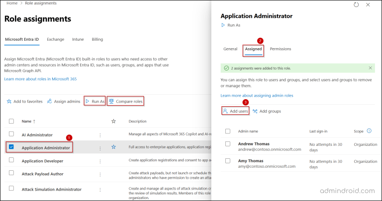 How to Assign Roles to Users in Microsoft 365 - AdminDroid Blog