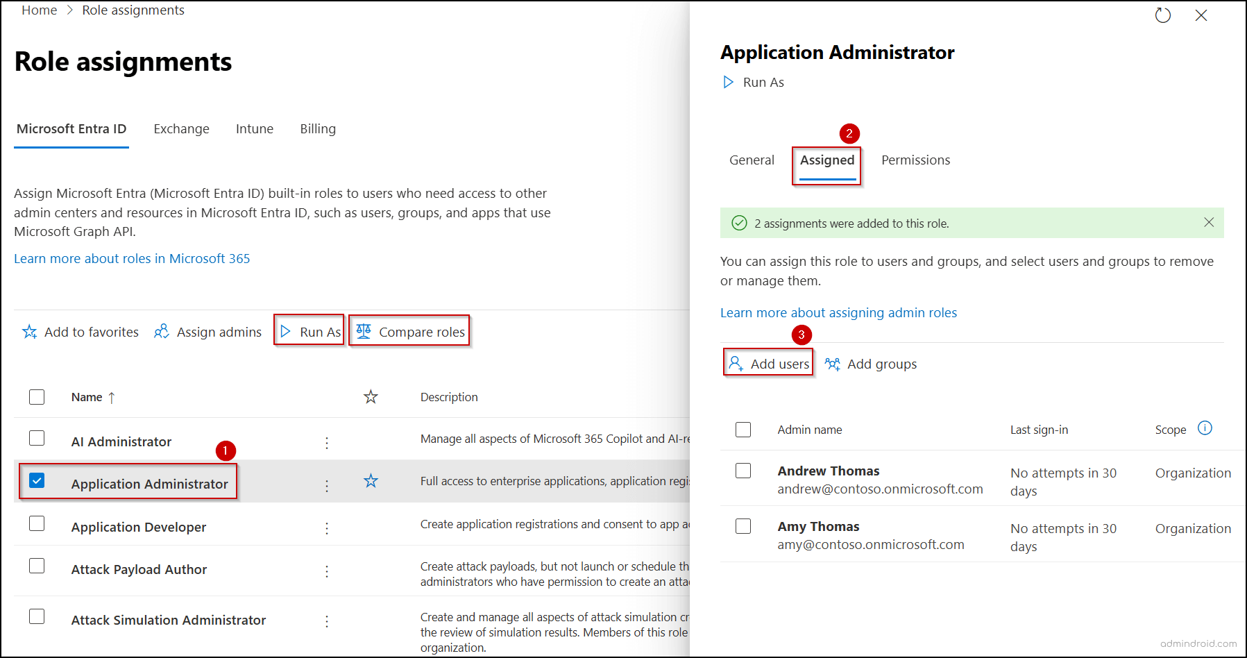 How to Assign Roles to Users in Microsoft 365 - AdminDroid Blog