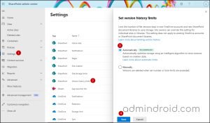 Intelligent Versioning in SharePoint Online