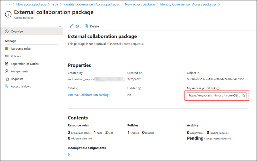 Onboard External Users Through an Access Package in Entra ID