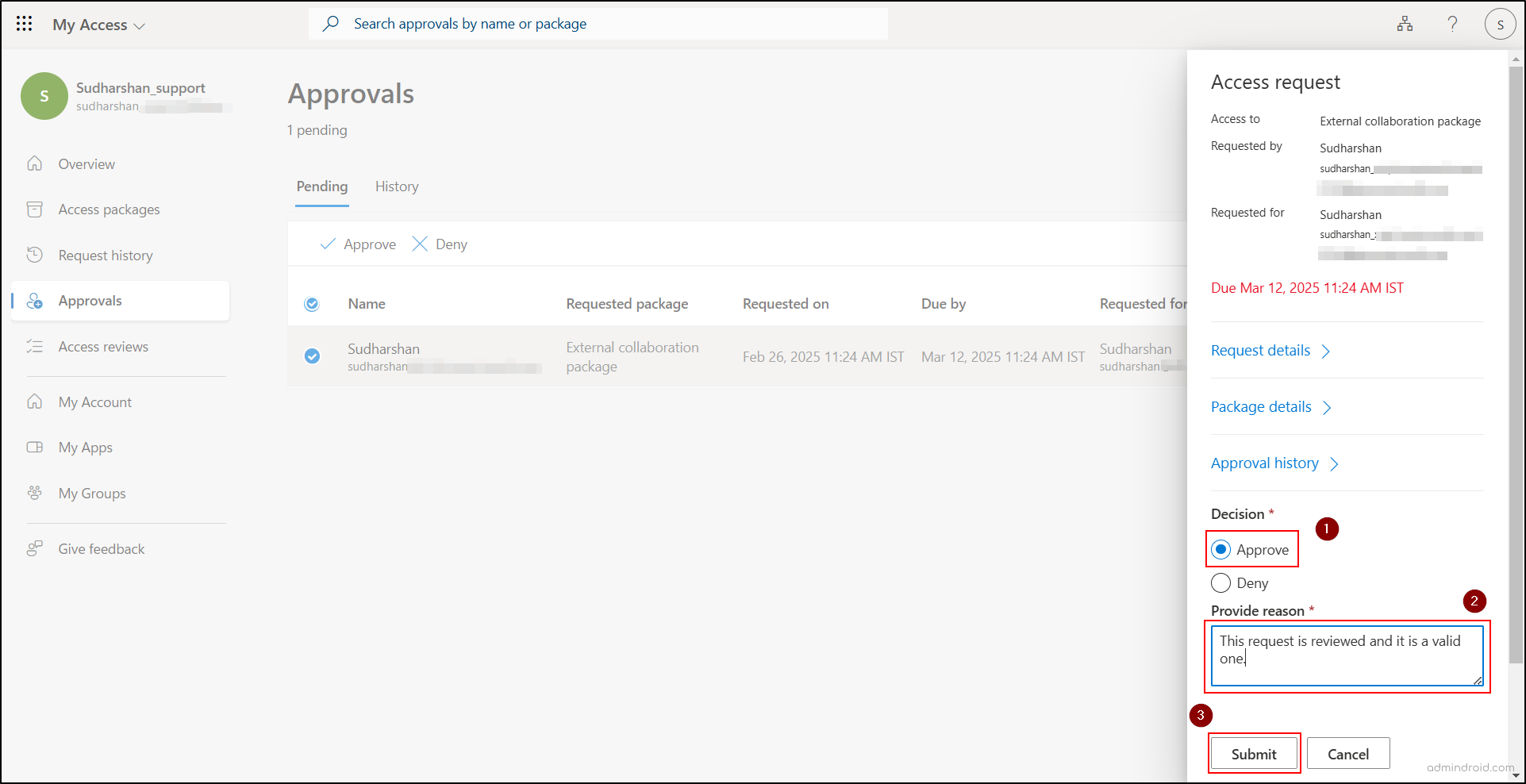 Onboard External Users Through an Access Package in Entra ID
