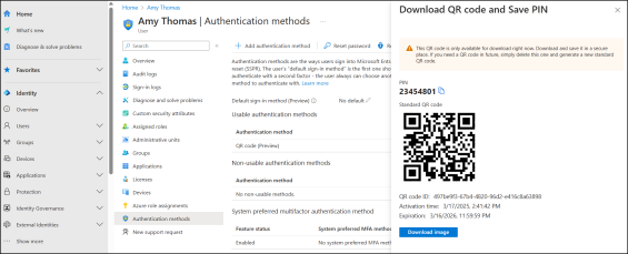 Enable QR code authentication method in Microsoft 365