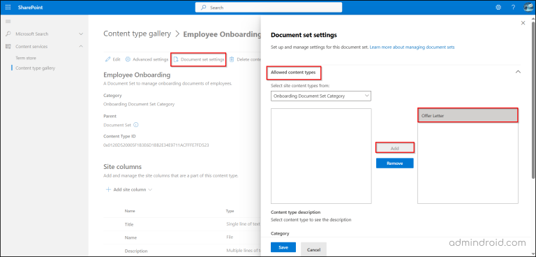 How to Create a Document Set in SharePoint Online - AdminDroid Blog