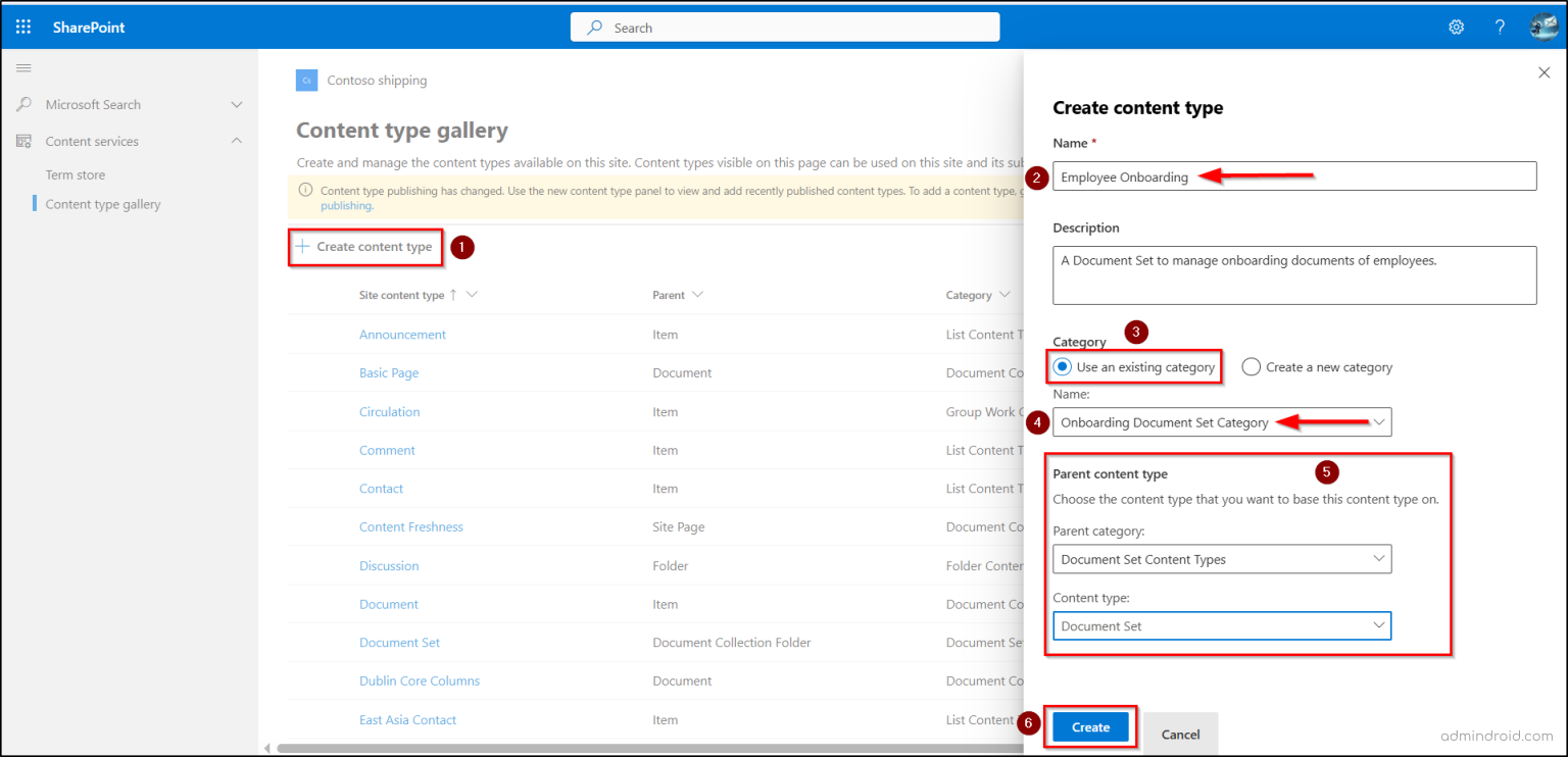 How to Create a Document Set in SharePoint Online - AdminDroid Blog