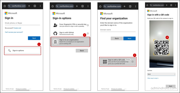 Enable QR code authentication method in Microsoft 365