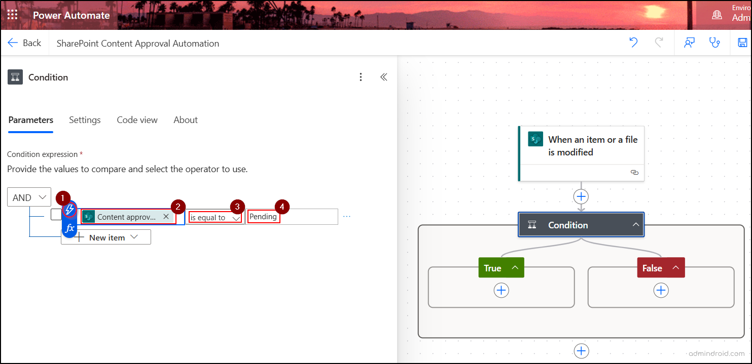 Create SharePoint Content Approvals with Power Automate