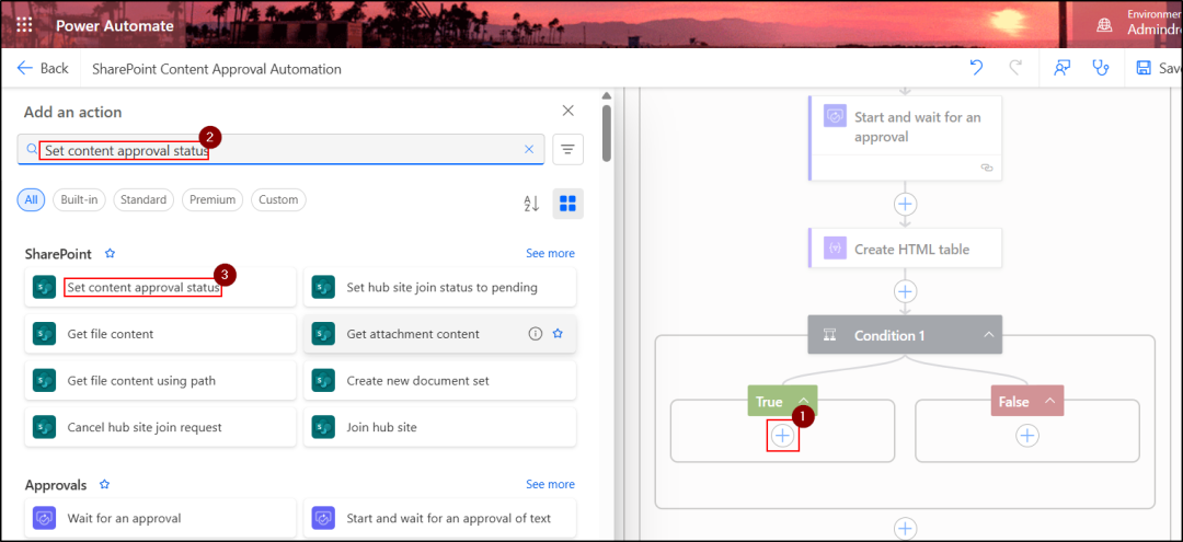 Create SharePoint Content Approvals with Power Automate