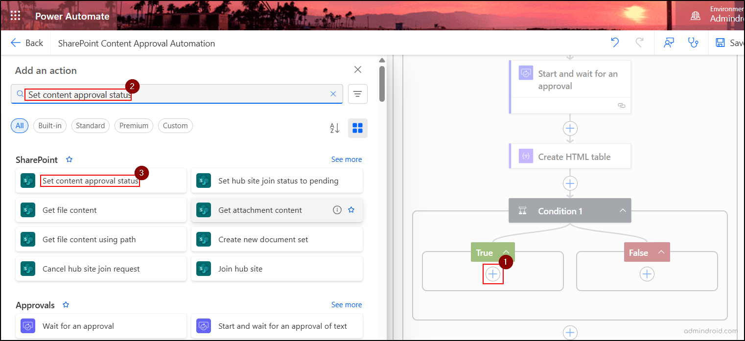 Create SharePoint Content Approvals with Power Automate
