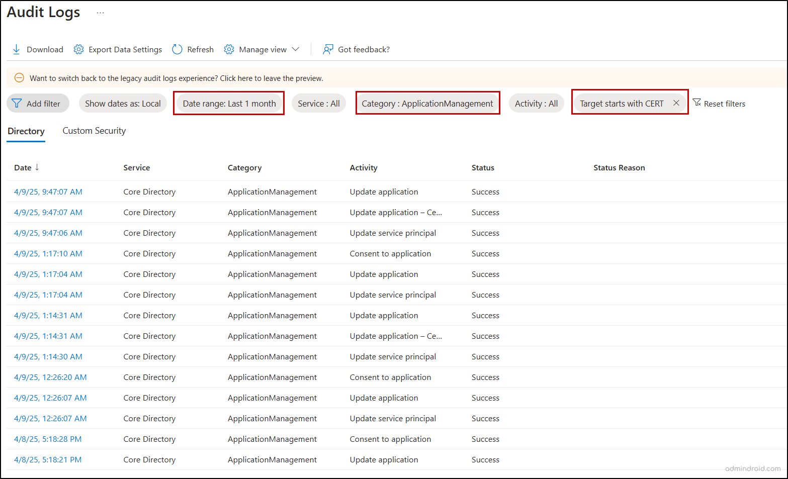 Recover Admin Account with Entra Break Glass Access Application