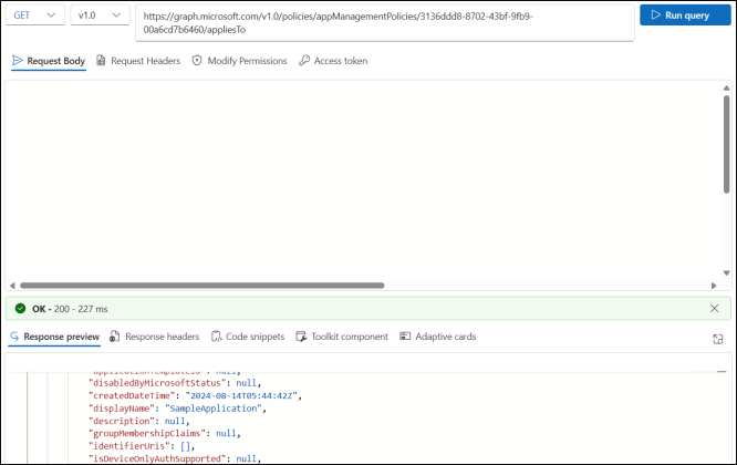 Set Up Entra Application Management Policies using Graph API