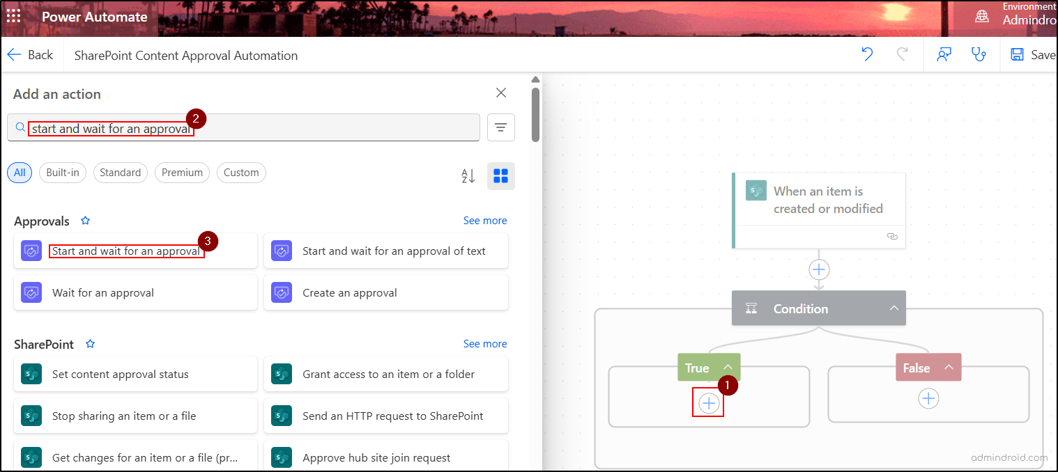 Create SharePoint Content Approvals with Power Automate