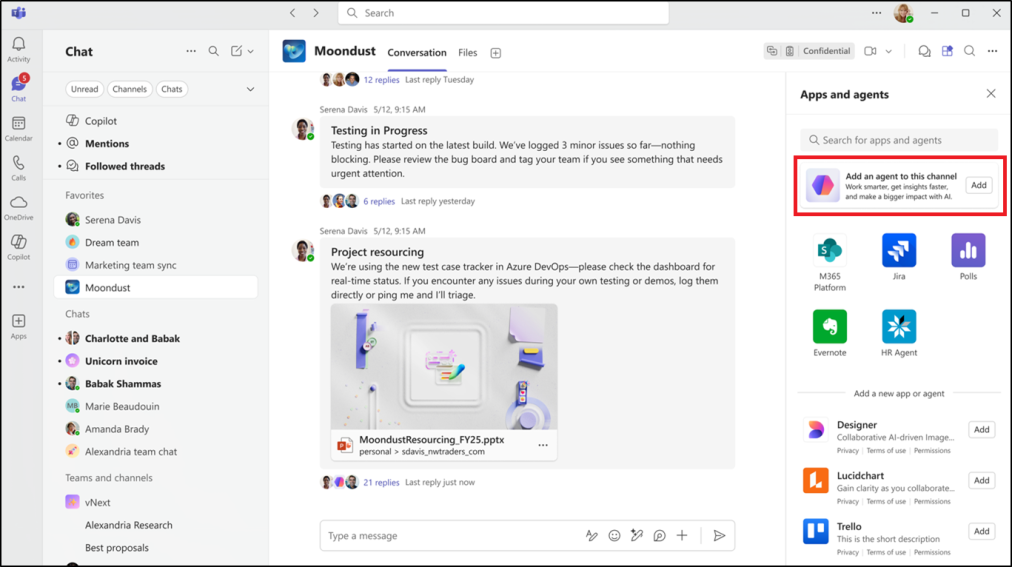 Explore Channel Agent in Microsoft Teams