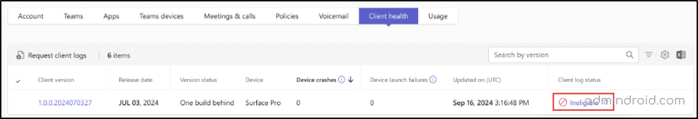 Remotely Collect Diagnostic Logs from Teams Clients