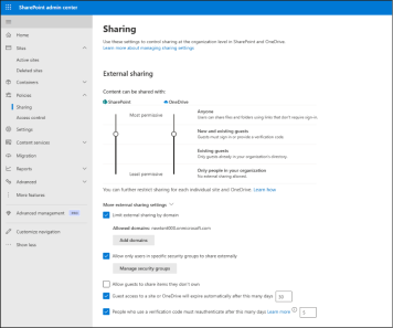 External Sharing Security Checklist in Microsoft 365