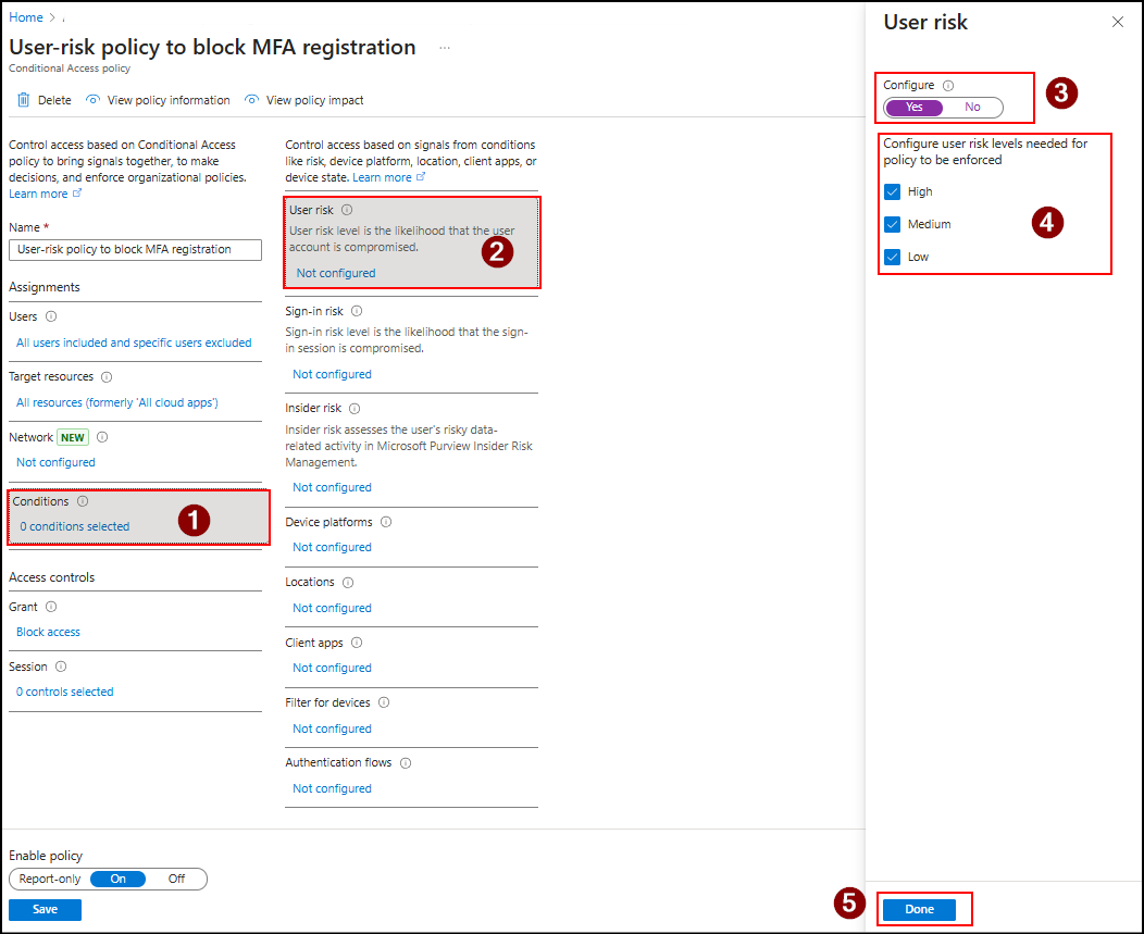 Block MFA Registration Attacks on User Accounts