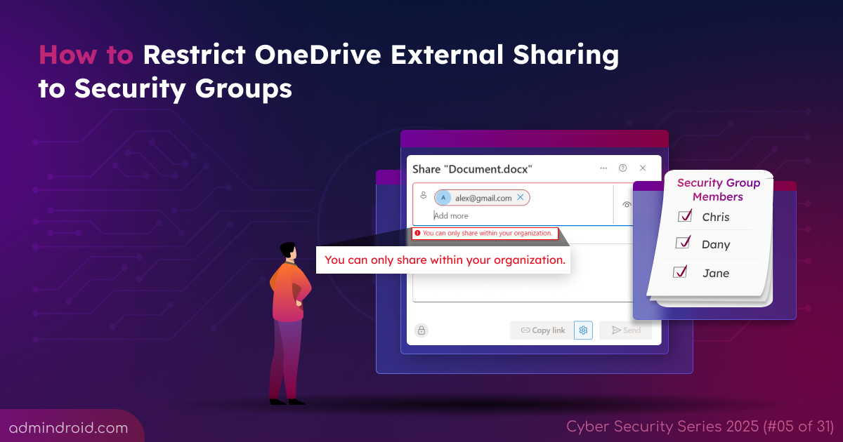 How to Restrict OneDrive External Sharing to Security Groups