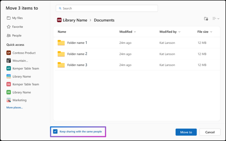 File Transfers for Departing Employees
