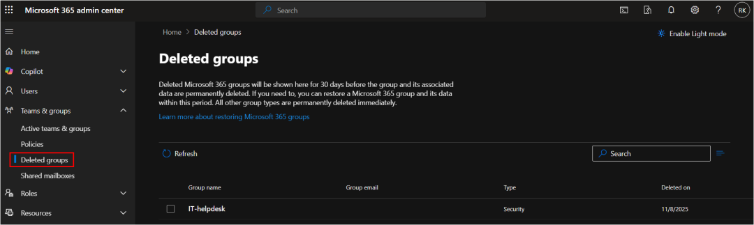Soft Deletion & Restoration for Cloud Security Groups in Microsoft
