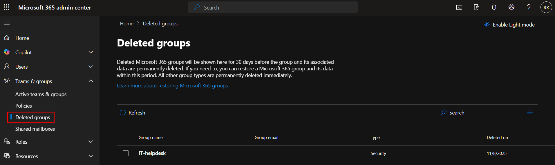 Soft Deletion & Restoration for Cloud Security Groups in Microsoft
