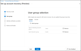 Self-Service Account Recovery in Microsoft Entra ID