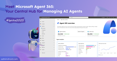 Microsoft Agent 365: Unified Control Plane to Manage Agents