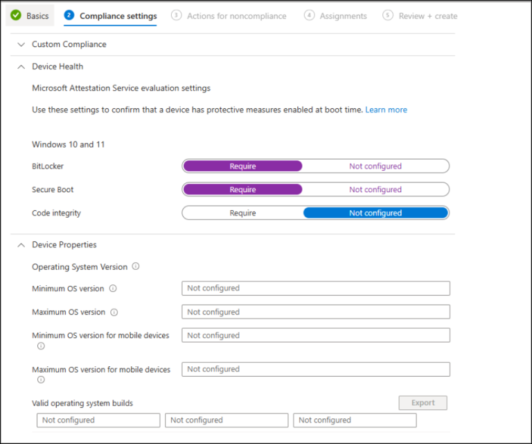 How to Set up Device Compliance Policies in Intune