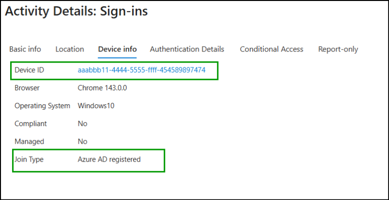 Fix Blank ‘Device ID’ and ‘Join Type’ Fields in Entra ID Sign-in Logs