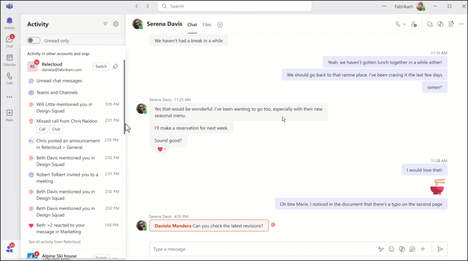How to View Messages from Different Teams Accounts Without Switching