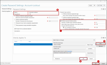 How to Configure Account Lockout Policy in Active Directory