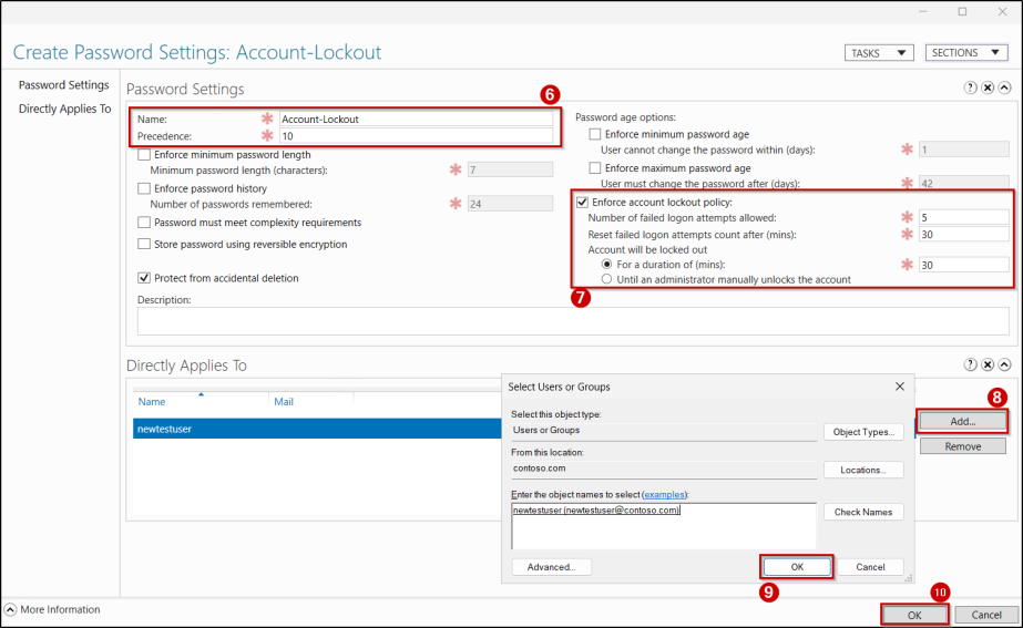How to Configure Account Lockout Policy in Active Directory