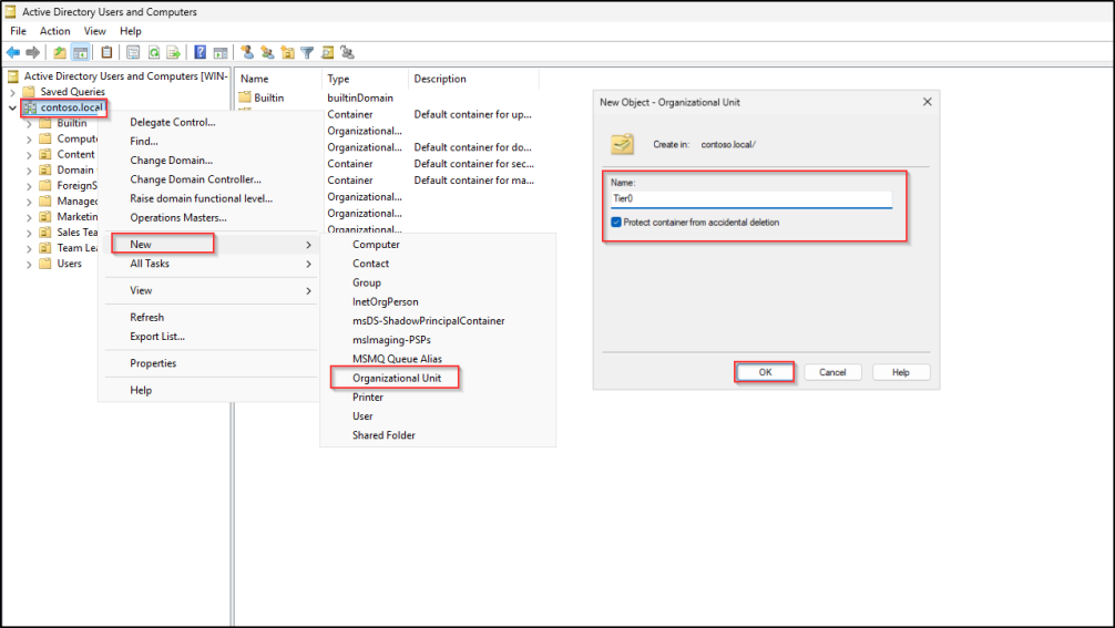 How to Implement Tiered Model in Active Directory