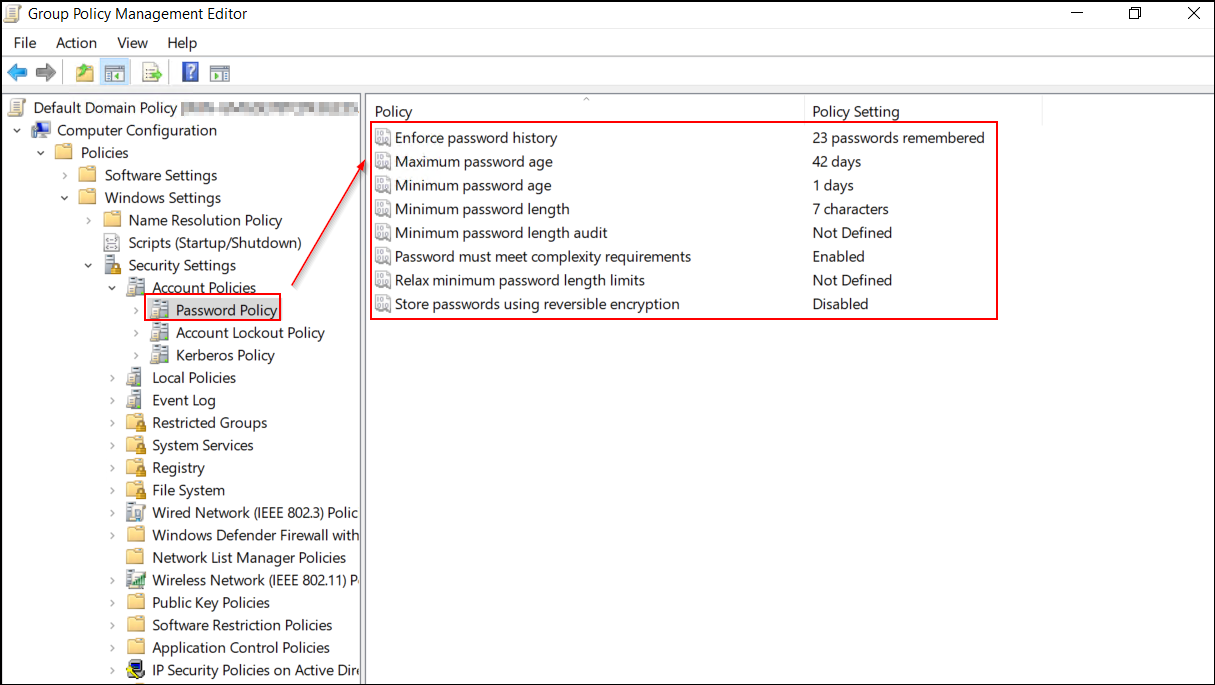 Set Up and Manage Password Policy in Active Directory