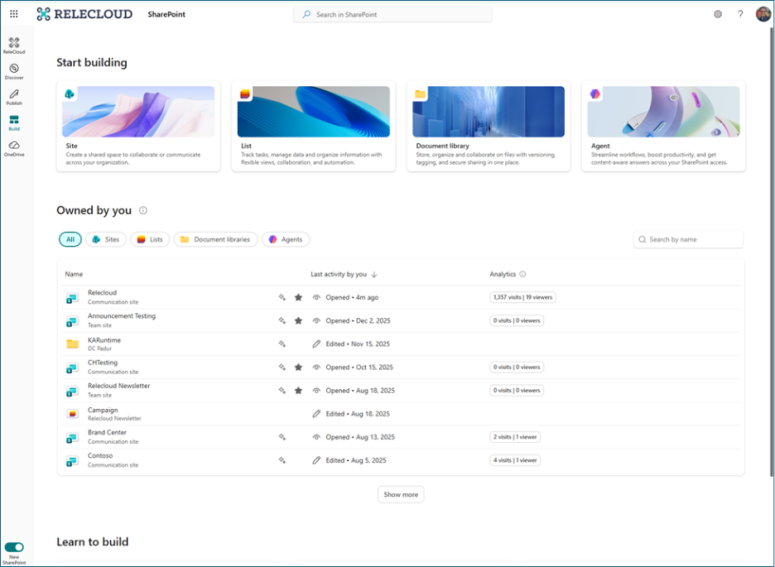 Microsoft Introduces New SharePoint Experience