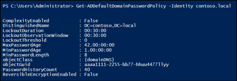 Set Up and Manage Password Policy in Active Directory