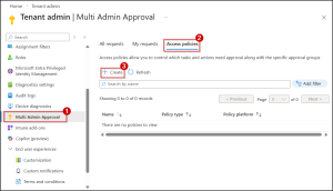Setup Intune Device Wipes with Multi Admin Approval