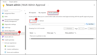 Setup Intune Device Wipes with Multi Admin Approval