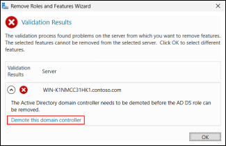 Properly Demote a Domain Controller in Active Directory