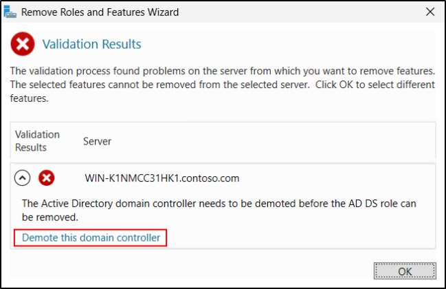 Properly Demote a Domain Controller in Active Directory