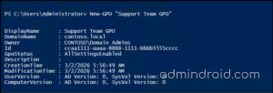 Group Policy Management in Active Directory