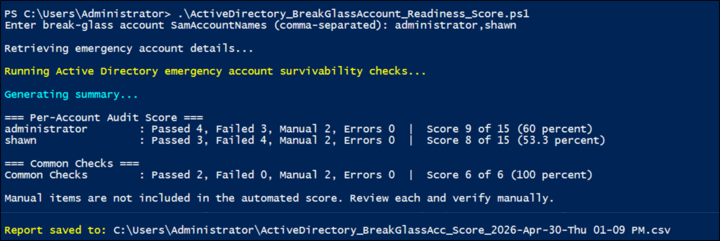 Best Practices for Active Directory Break Glass Accounts